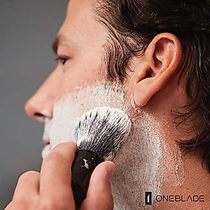 OneBlade Premium Synthetic Ultra Soft Shaving Cream Brush for Men - 20mm Knot