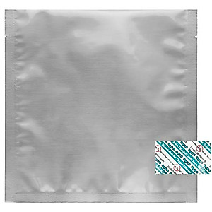 100 Pack Of Mylar 8x8" Bags & 100 Pack Of Oxygen Absorbers