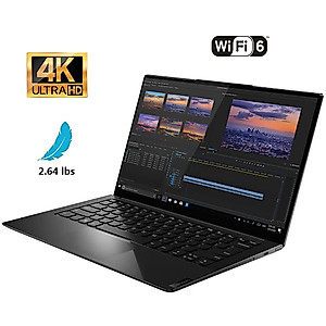 Lenovo 2022 IdeaPad UltraSlim 9i Business Laptop 14" UHD 4K IPS Touchscreen | Intel Core i7-1165G7 | 16GB RAM | 2TB SSD | Backlit-KYB | FP-Reader | WiFi-6 | Thunderbolt | IR-Webcam | Win10Pro |TF