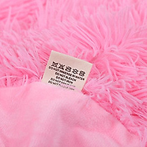 Plush Super Soft Blanket Bedding Sofa Cover Furry Fuzzy Fur Warm Throw Qulit Cozy Couch Blanket for Winter (51"x63", Pink)