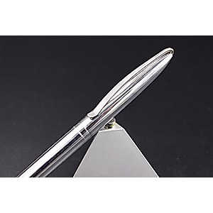 JASON YUEN Magnetic Floating Pen - Bright chrome ballpoint Pen with Magnetic Base - Writing Pen With Magnet Holder fit for Office Gift items (Triangle base)