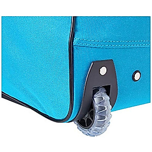 Rockland Rolling Duffel Bag, TURQUOIS, 22"