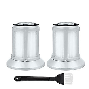 Sgizoku Replacement Filter for Bissell 2156A、1665、16652、1665W Zing Canister Vacuum Cleaner, Compare to Part 1613056 (2 Pack and 1 brush)