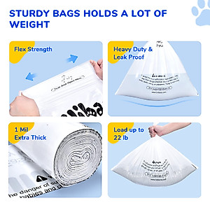 Bilibara Litter Box Liner Bag Compatible with Cat litter Box 3 and 4, 120 Pack - Extra Thick Waste Bags for Self-Cleaning Pet Kitty Litter Box Drawer Liners, 9-11 Gallons Home/Kitchen Trash Bags