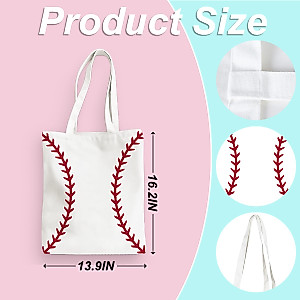 Baseball Goodie Bags Baseball Team Gifts Baseball Stuff Tote Bag Baseball Party Favors Baseball Coach Gifts Shopping Bag Christmas Birthday Gifts for Girls Female Sports Baseball Lovers Coach Player