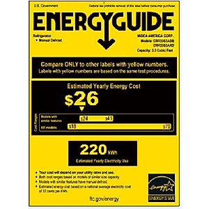 COMFEE' CRR33S3ARD Mini Fridge,3.3 Cubic Feet Solo Series Retro Refrigerator, Small Fridge for Office/Bedroom/Dorm/Garage with Adjustable Legs [Red]