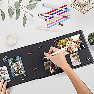 Photo Album Self Adhesive Pages Picture Collage with 80 Pages for 4x6 5x7 6x8 8x10 Scrapbook Albums Photo Book for Kids Handmade DIY Creativo álbum De Fotos Gift for Friend Valentines Families