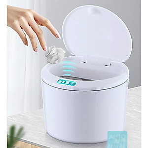 XBWEI Intelligent Automatic Touchless Trash Can Smart Infrared Motion Sensor Rubbish Waste Bin Car Kitchen Garbage Bins