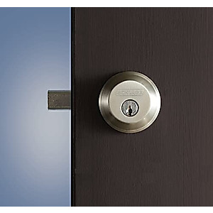 Schlage B60 N 716 Deadbolt, Keyed 1 Side, Highest Residential Security, Aged Bronze
