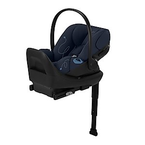 Cybex Cloud G Lux Comfort Extend Infant Car Seat with Anti-Rebound Base, Load Leg, Linear Side Impact Protection, Latch Install, Ergonomic Full Recline, Extended Leg Rest, Ocean Blue