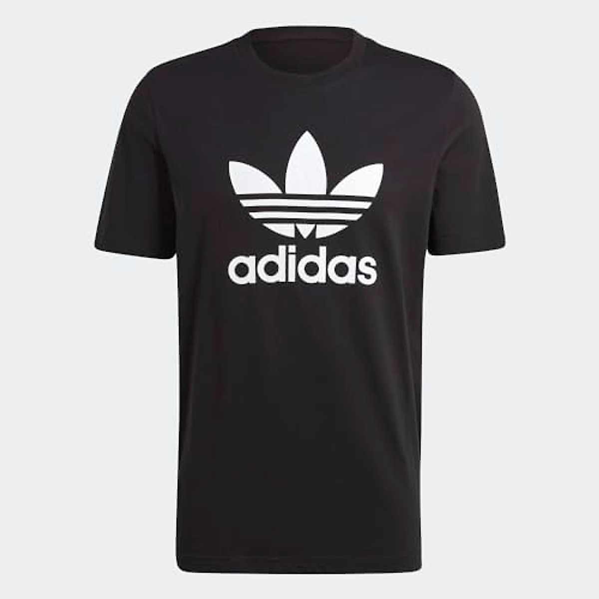 adidas Originals unisex baby Trefoil Tee Shirt, Black/White, 18 Months US