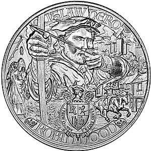 2021 NU 1 oz Niue Robin Hood Silver Coin Dollar Uncirculated