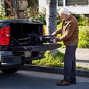 Carex Crosstour Rolling Walker Rollator - Rolling Walker with Seat - Folding, Euro Style Rollator, 4 Wheel Walker for Seniors- 300lb Capacity, Walker with Seat for Seniors