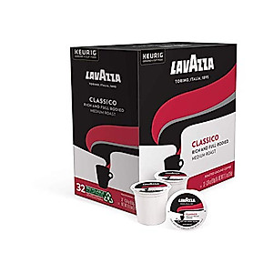 Lavazza Classico Single-Serve Coffee K-Cups for Keurig Brewer, 32 Count