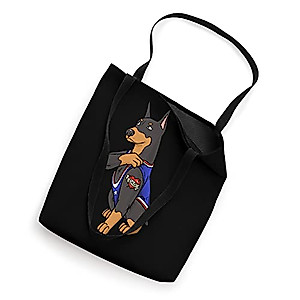Dobermann Dog Love Dad Puppy Owner Doble Tote Bag