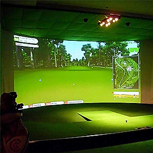 KJHD ZYZMH 300x200CM Golf Ball Simulator Impact Display Projection Screen Indoor White Cloth Material
