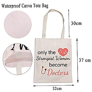 MBMSO Doctor Tote Bag Female Doctor Gifts Medical Doctor Graduation Gifts for Women Thank You Gifts for Doctor Shoulder Bag (Doctor TB)