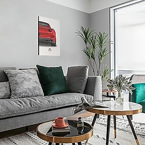 Car Poster Ferrari F40 Supercar Posters Racing Car Canvas Wall Art For Boy's Bedroom SuperCar Wall Decor Frame-style 16x24inch(40x60cm)