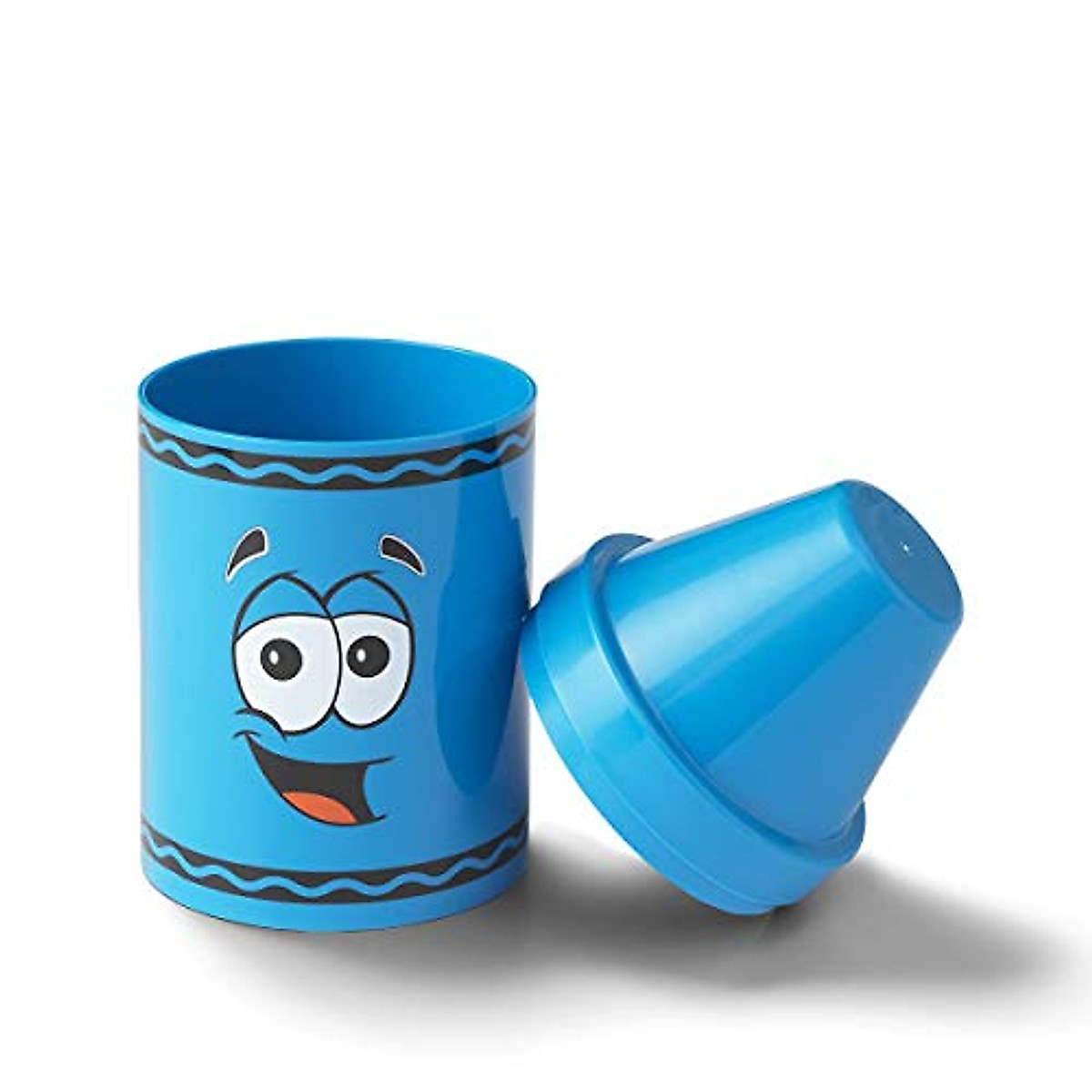 Crayola Storage Large Tip– Colorful Tip Character Storage Box, Creative Container For Kids Arts And Crafts Supplies, Stationeries, Small Toys And Keepsakes - Cerulean, Kids 3.5 Years And Up