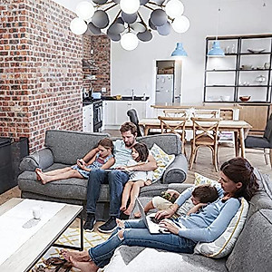 LEDERA 150 Watt LED Light Bulbs, Daylight White 5000K, 2500 Lumens Super Bright LED Bulbs, E26 Base, A21 LED Bulbs 23W Energy Saving, Non-Dimmable Bulbs for Living Room Bedroom Garage Office, 12 Packs