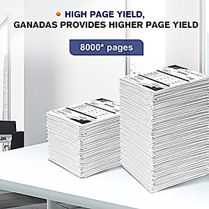 TN-850 Brother Toner Cartridge High Yield Replacement for TN850 TN-850 TN-820 TN820 Brother Toner Cartridge to Use with HL-L6200DW MFC-L5850DW HL-L5200DW MFC-L5900DW HL-L6400DW MFC-L5800DW (2 Black)