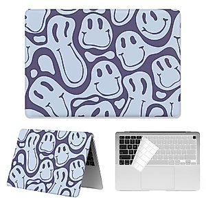 Watbro Compatible with MacBook Pro 13 inch Case 2020 2019 2018 Released M1 A2338/A2251/A2289/A2159/A1989/A1706/A1708, Retro 70's Modern Pattern case, Suitable for MacBook Pro 2020 with Touch ID