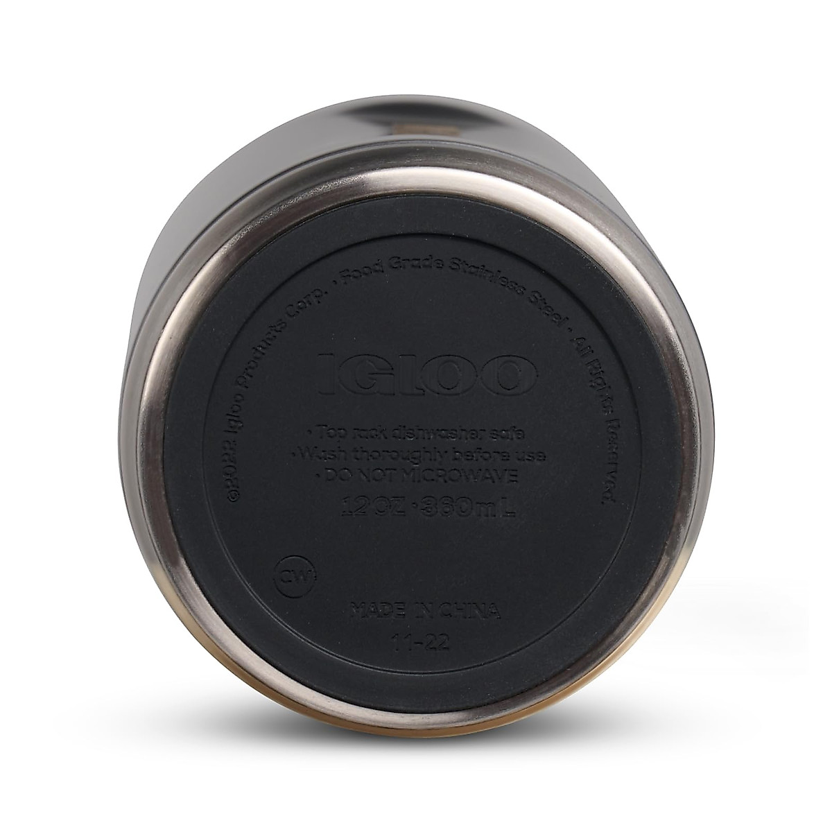 Igloo, 12 OZ Stainless Steel, Tumbler, Flip ‘n’ Sip, Spruce