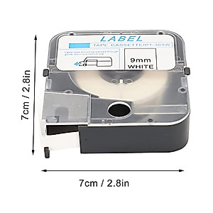 Label Maker Tape, 8m X 9mm Self Adhesive Label Tape for MAX LM380E LM390A LM37
