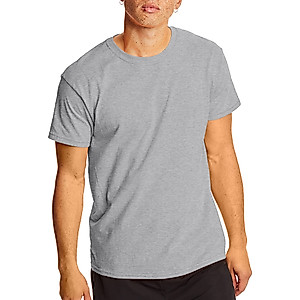 Hanes Men's 2 Pack X-Temp Performance T-Shirt, Light Steel, MEDIUM