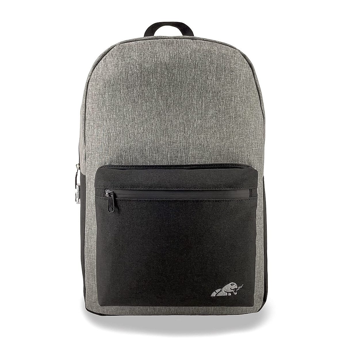 Generic Smoking Turtle: 100 Smell Proof Backpack with Combo Lock, Weather Resistant (Grey & Black),Large