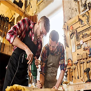 Utoolmart Deburring External Chamfer Tool Drill Bit Remove Repair Tool Hex Shank, High Manganese Steel Black