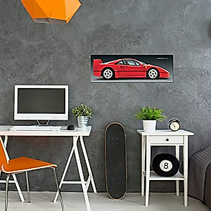 EuroGraphics Ferrari F-40 Poster, 35.75 x 11.75 inch