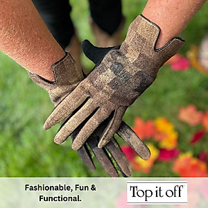 Top It Off Winter Gloves For Women - Featured on Favorite Things - Touch Screen Fingers - Stylish, Warm, Cold Weather Gloves - Gifts For Women