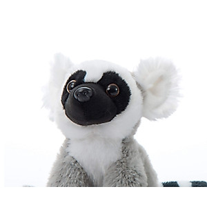 The Petting Zoo Ringtailed Lemur Stuffed Animal, Gifts for Kids, Wild Onez Zoo Animals, Ringtailed Lemur Plush Toy 9 inches