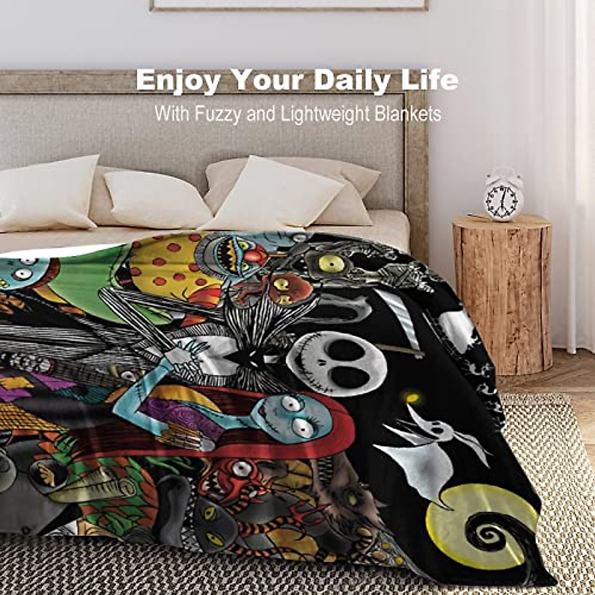 Christmas Blanket Super Soft Throw Blanket Light Weight Plush Flannel Blankets Living Room Sofa Beding for Kids Adults for All Season 50"X40"