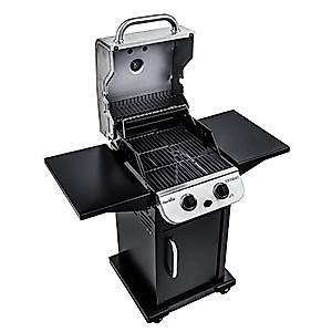 Char-Broil 463673519 Performance Series 2-Burner Cabinet Liquid Propane Gas Grill, Stainless Steel