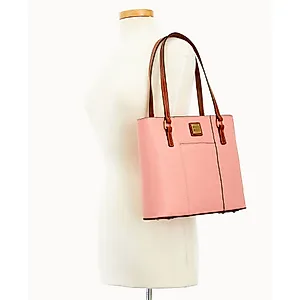 Dooney & Bourke Handbag, Pebble Grain Small Lexington Tote - Pale Pink