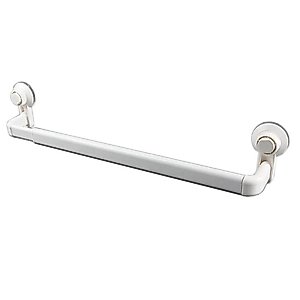 Generic Stretchable Towel Rack,Suction Cup Towel Rack,Kitchen Storage Shelf,Adjustable Towel Rack,Hanging Single Towel Shelf for Bathroom(white), AM0XEB0KI0RUS