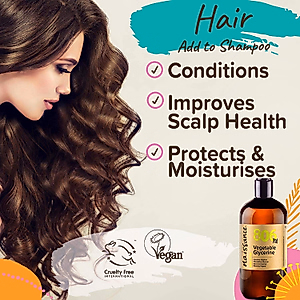 Naissance USP Vegetable Glycerin 32 fl oz - Pure, Pharmaceutical Grade, Kosher, Vegan, Natural Humectant, Non-GMO - All Skin Types