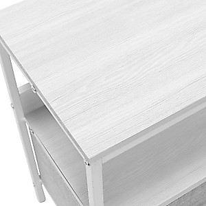 Sorbus TV Stand Dresser with 2 Faux Wood Drawers - Television Riser Chest with Storage - Bedroom, Living Room, Closet, & Dorm Furniture