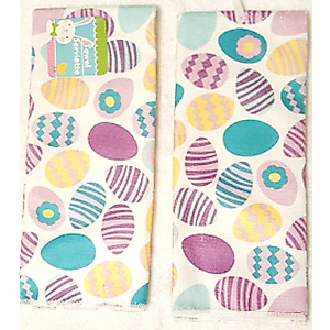 Happy Easter Bunnies 2 pack Kitchen Towels by Greenbrier