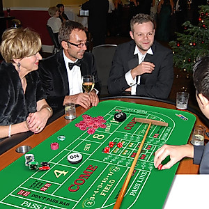 GSE Games & Sports Expert 3" Casino Craps ON/Off Poker Button, Casino Grade Acrylic Craps Button for Casino Poker Nights, Family Parties, Craps Games