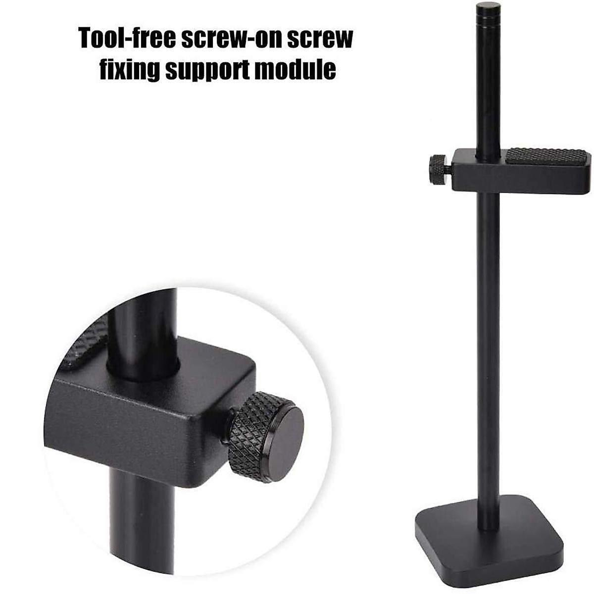 nkomax Graphics Card GPU Brace Support, Video Card Sag Holder Bracket, GPU Stand, Anodized Aerospace Aluminum (Black)