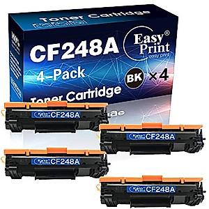 EASYPRINT Compatible (4X Black) 48A Toner Cartridge CF248A 248A Used for HP M15w 15a MFP 28w 28a Printer, (Total 4-Pack)