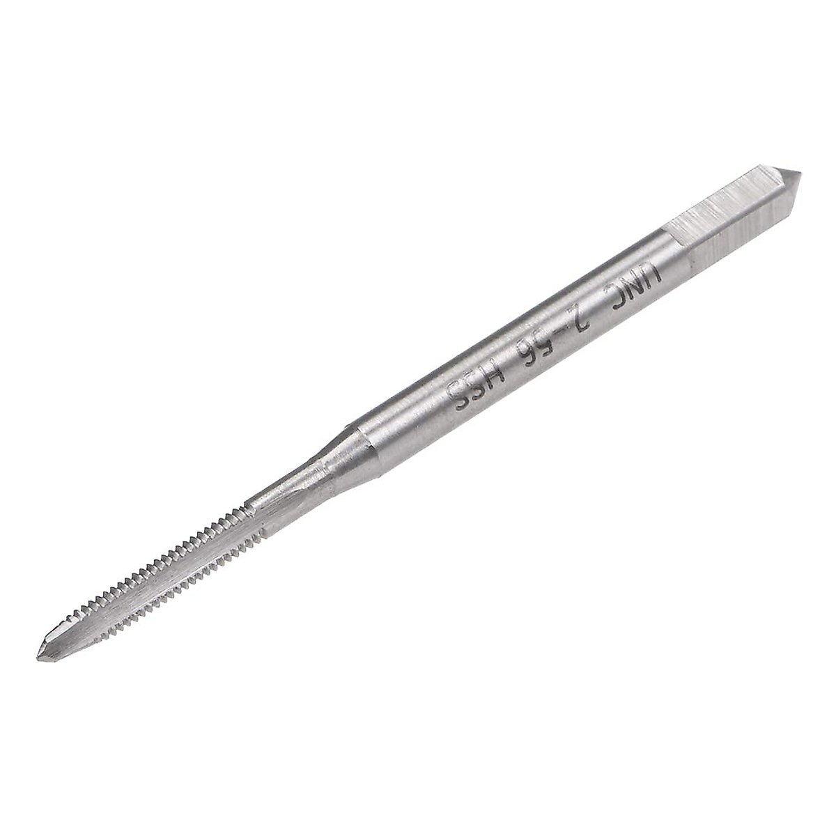 uxcell Machine Tap 2-56 UNC Thread 2A High Speed Steel Screw Taps Threading Tapping Tool