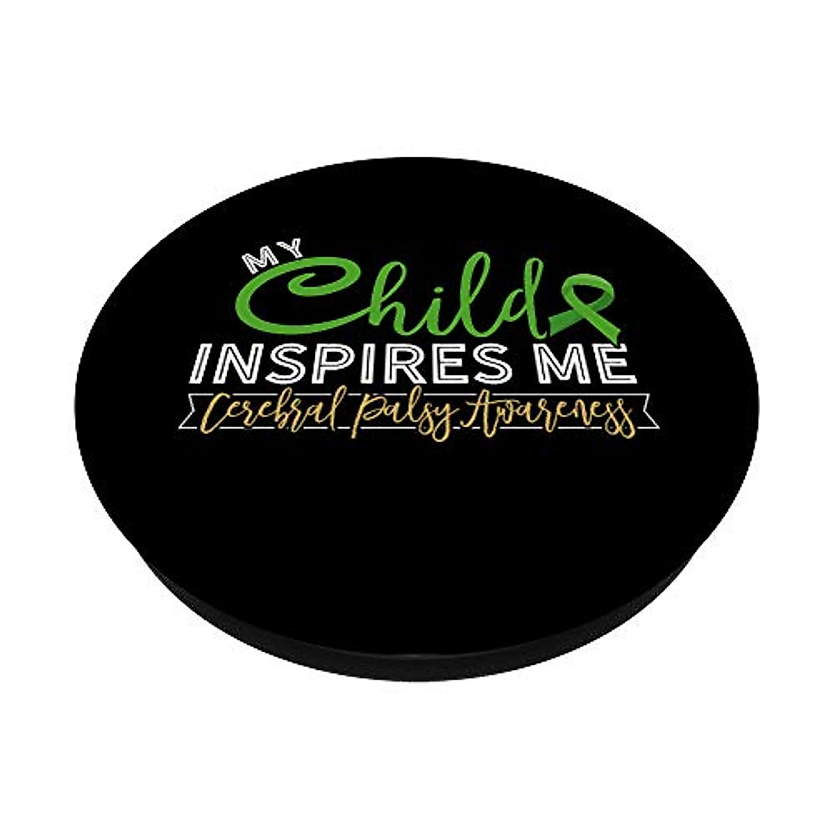 Cerebral Palsy Awareness Gift Support Brain Child Disease PopSockets PopGrip: Swappable Grip for Phones & Tablets