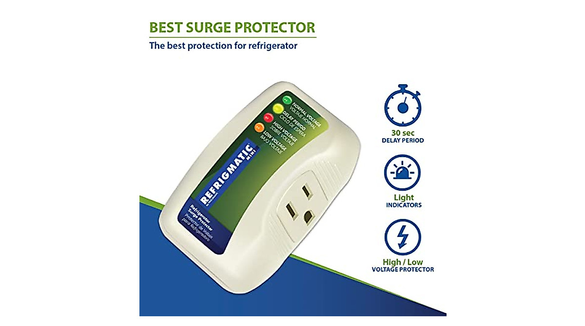 Refrigmatic WS-36300 Surge Protectors for Refrigerator – 2 Pack