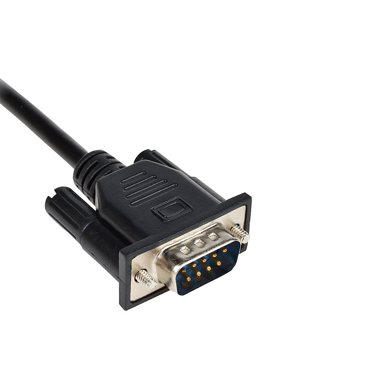 LFHUKEJI RJ45 to RS232, DB9 9-Pin Serial Port Male to RJ45 Female Cat5 Ethernet LAN Console 3.3Ft