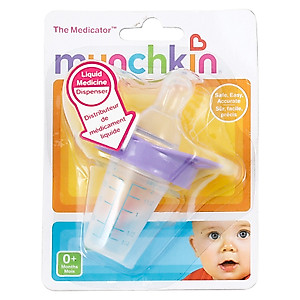 Munchkin Inc. - The Medicator Liquid Medicine Dispenser 0 Months+ - 1 Pack (Color May Vary)