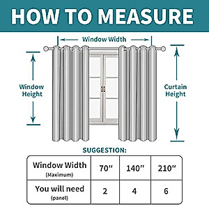 LAMIT Natural Linen Curtains for Bedroom, 84 Inch Faux Linen Textured Light Filtering Privacy Burlap Drapes Grommet Sheer Panels for Farmhouse/Living Room, 2 Panels, 52 x 84 Inch